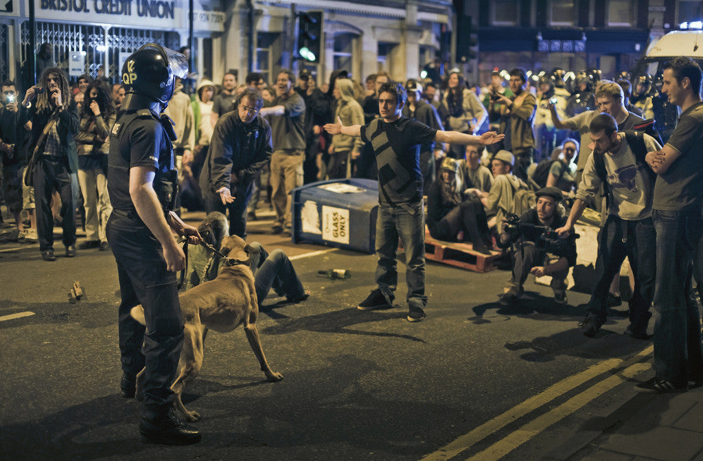 UK Supermarket Riots - The KONA Gallery and Photojournalism Center